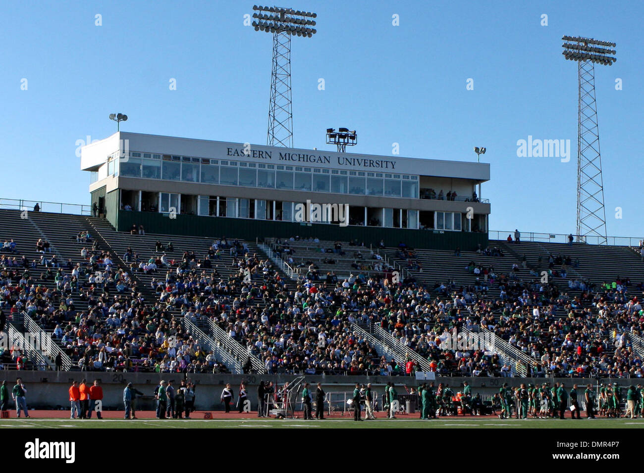 Eastern Michigan's faithful fans during game action. Western Michigan ...