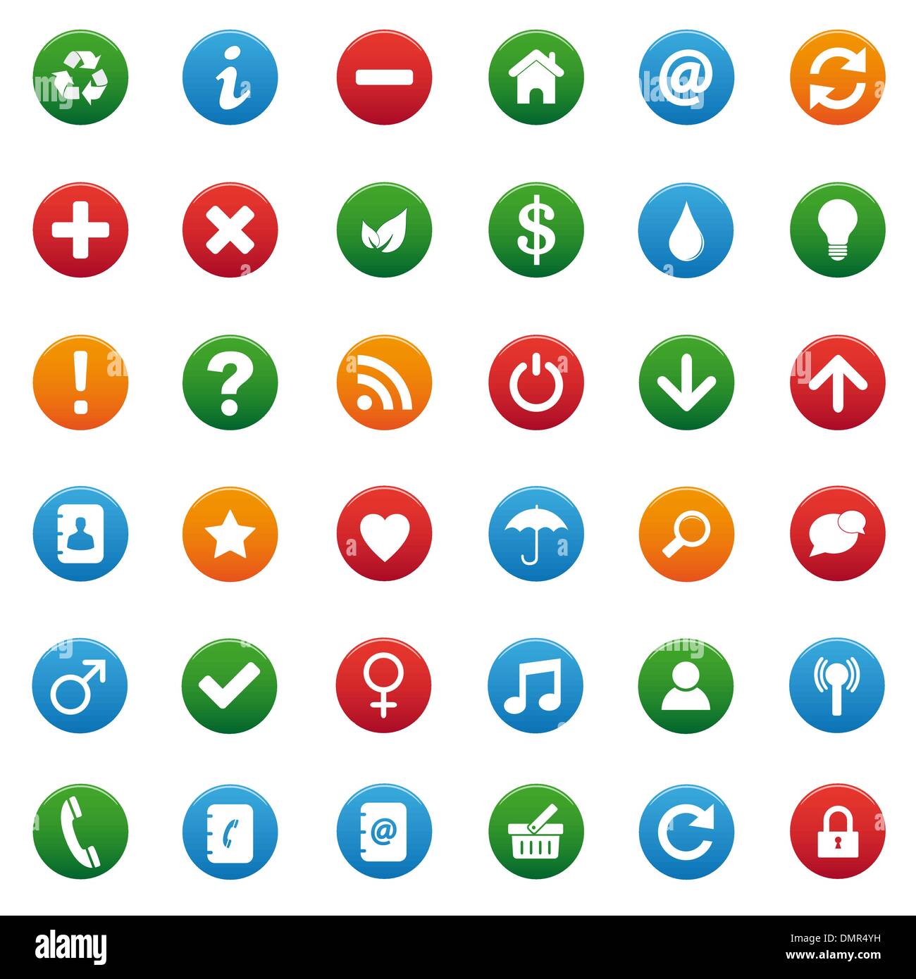 Miscellaneous icons set Stock Vector Image & Art - Alamy