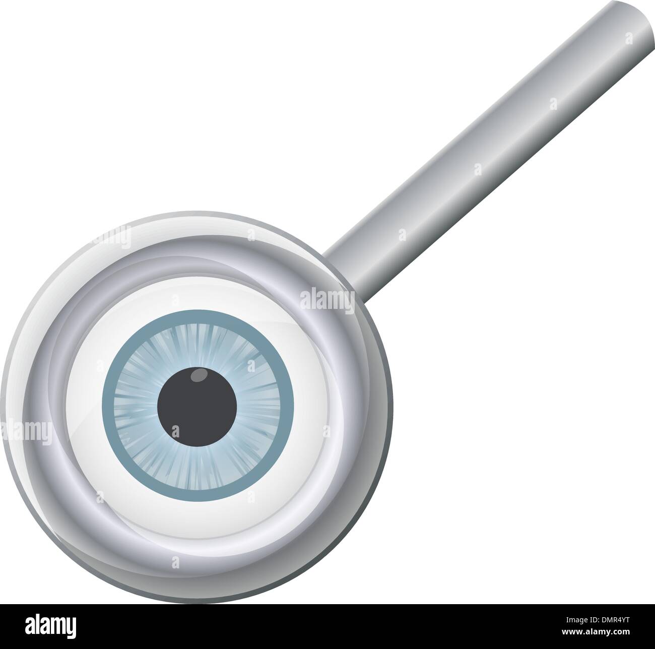 Eye in magnifying glass hi-res stock photography and images - Alamy