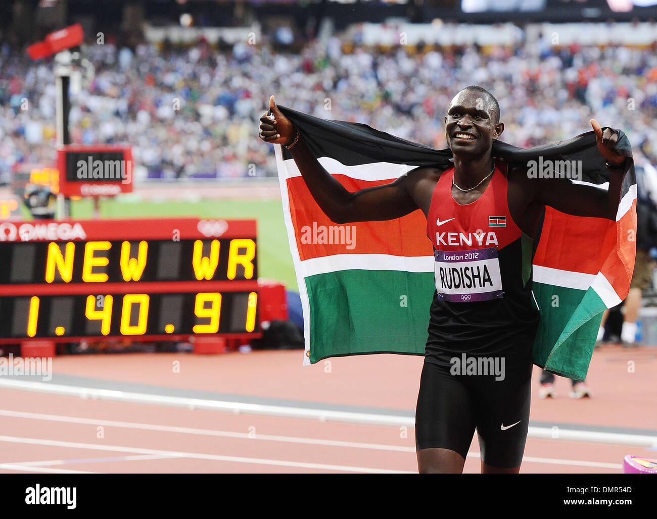 David Lekuta Rudisha London 2012 Olympic Games - Men's 800m Final ...