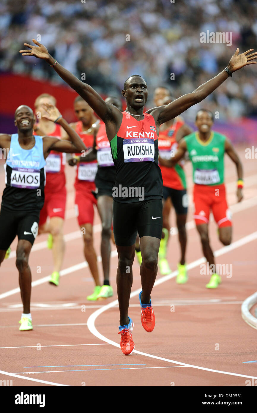 David Lekuta Rudisha London 2012 Olympic Games - Men's 800m Final ...