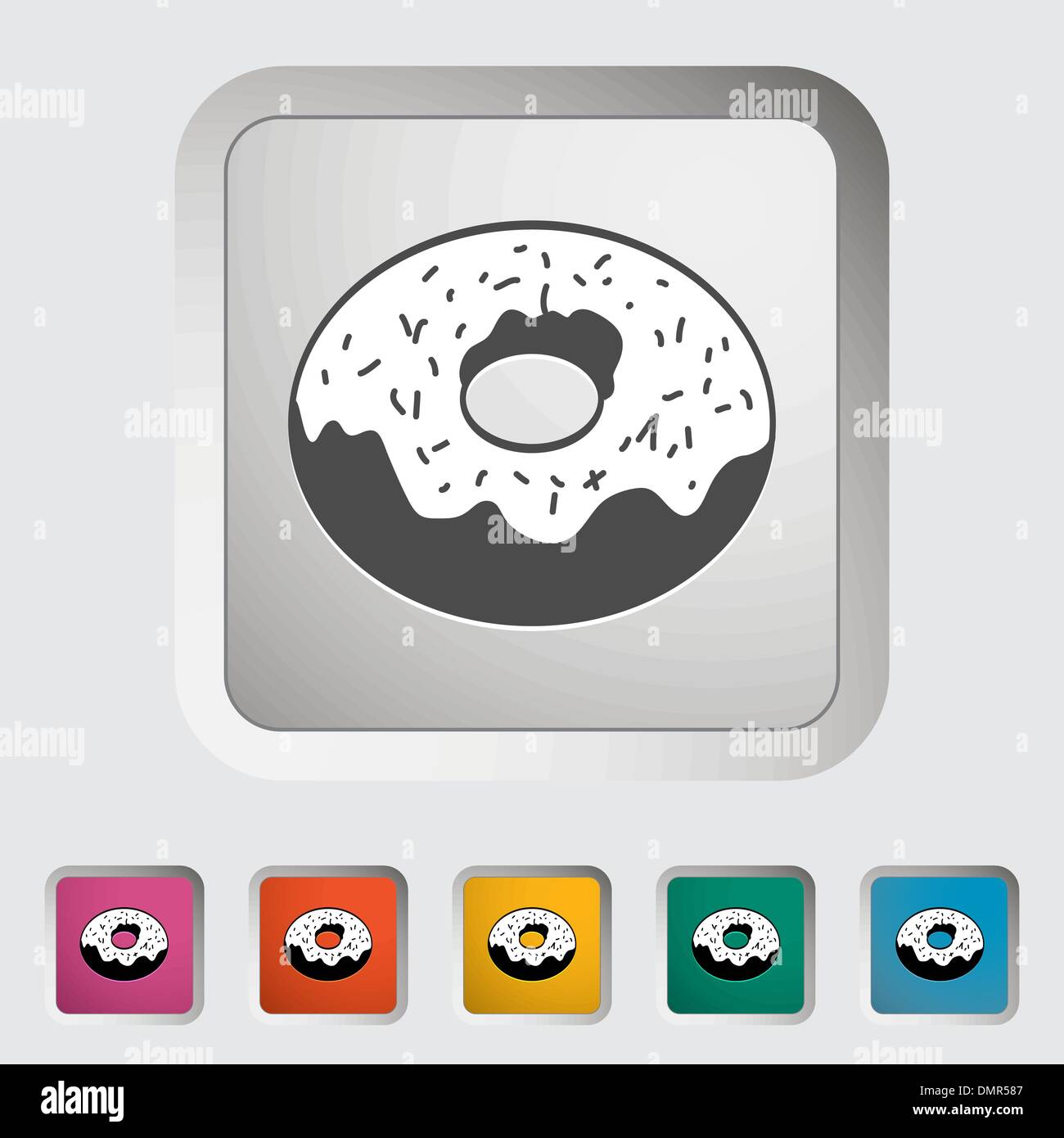 Green donut Stock Vector Images - Alamy