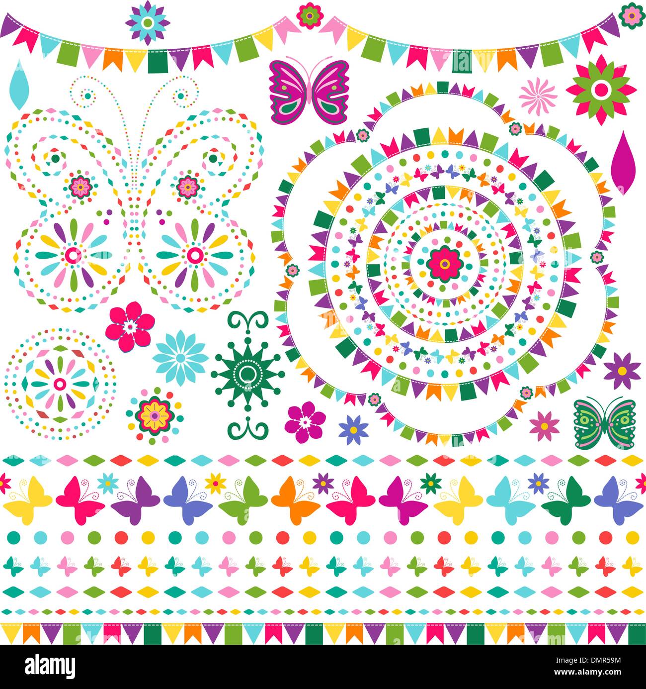 Set colorful design elements Stock Vector Image & Art - Alamy