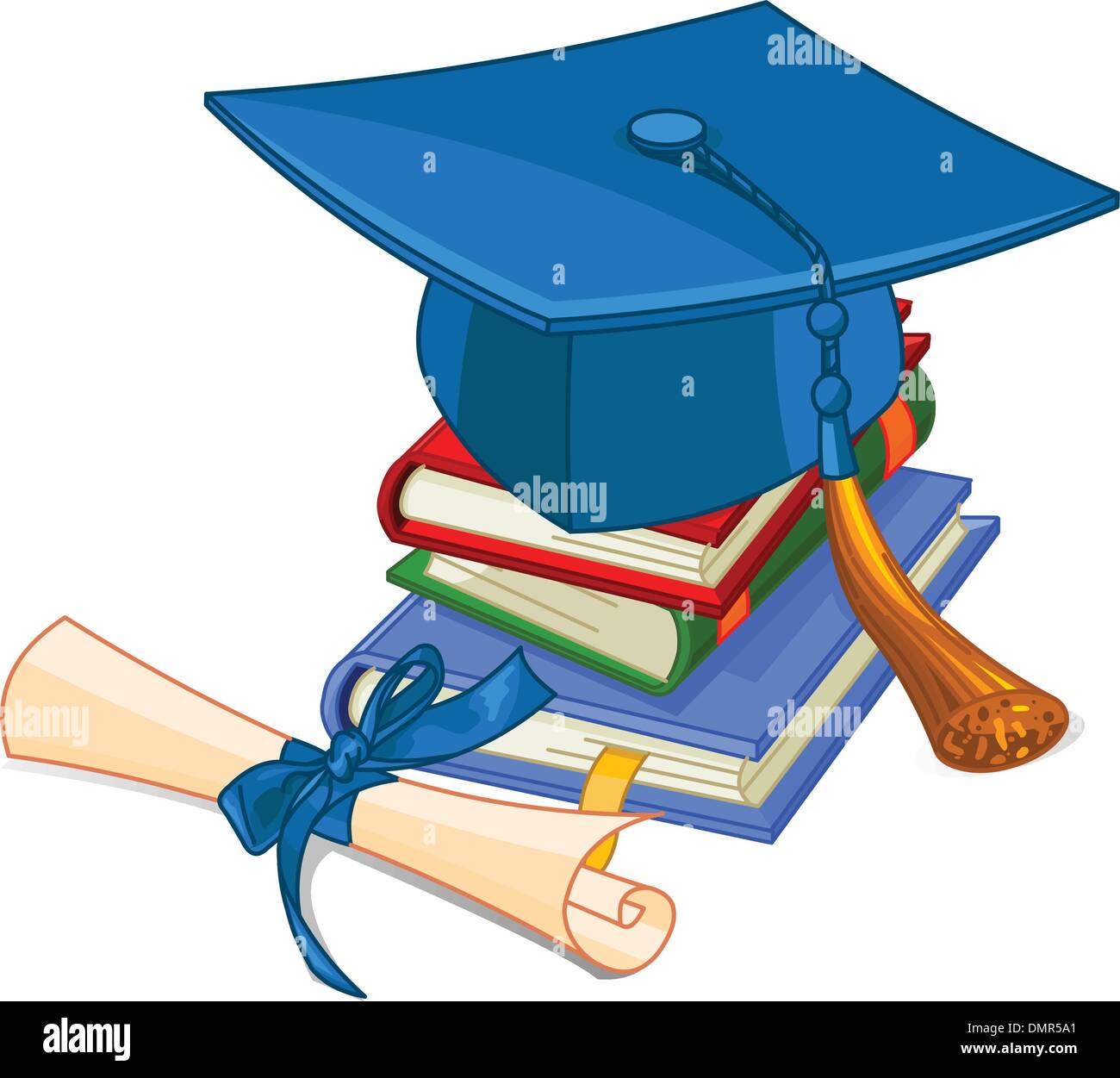 Graduation cap and diploma Stock Vector Image & Art - Alamy