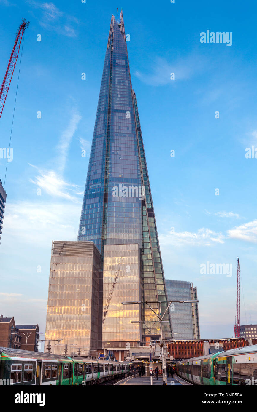 The Shard and London Bridge Station, London, England Stock Photo - Alamy