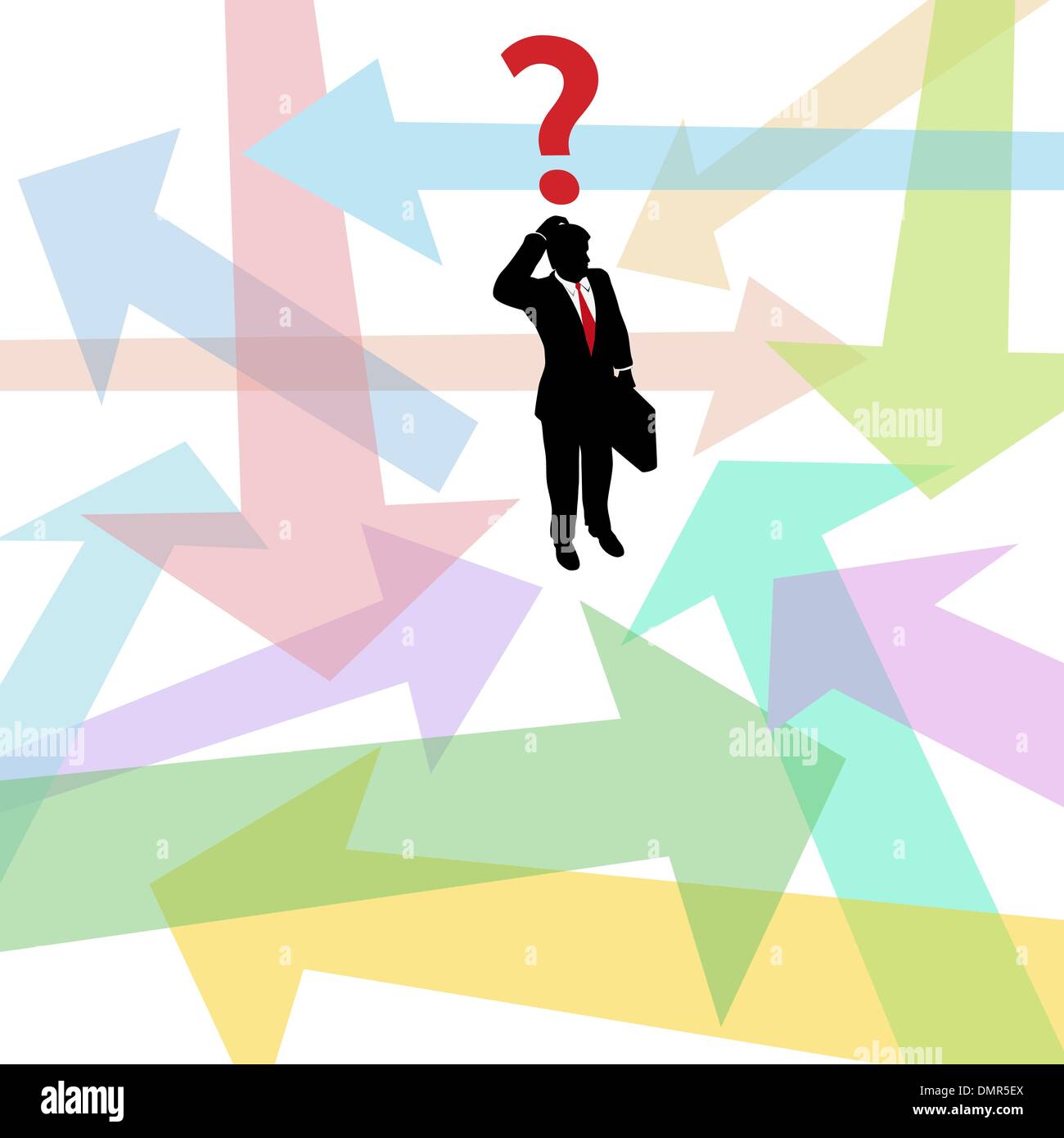 Confusion vectors hi-res stock photography and images - Alamy