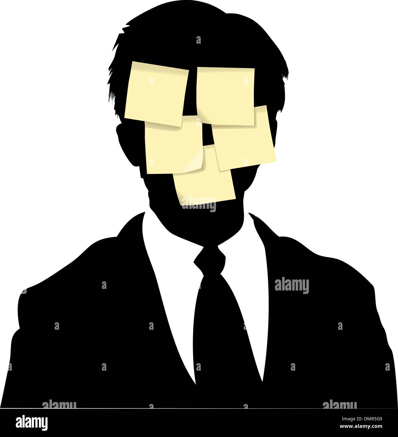 Memo notes office Stock Vector Images - Alamy