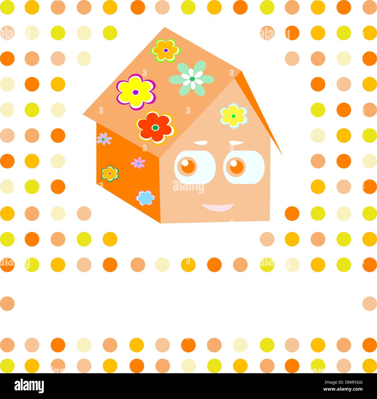 cartoon family smile cute house Stock Vector Image & Art - Alamy