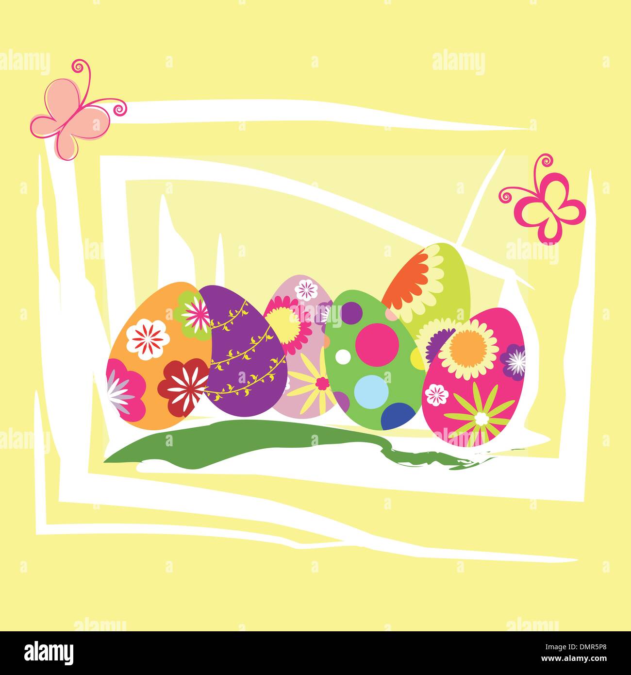 Springtime Easter holiday wallpaper Stock Vector Image & Art - Alamy
