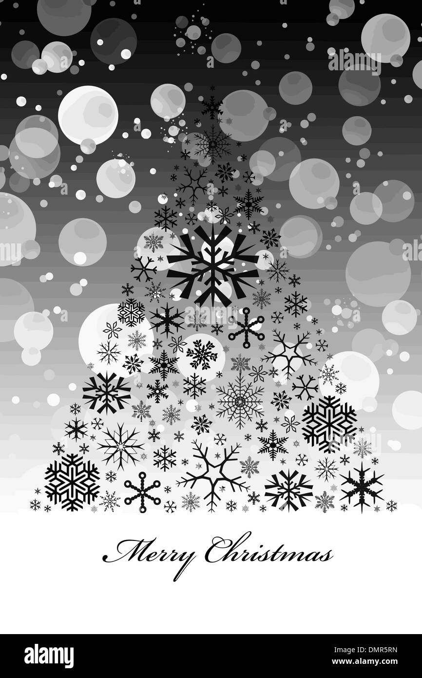 Decoration christmas night Black and White Stock Photos & Images - Alamy