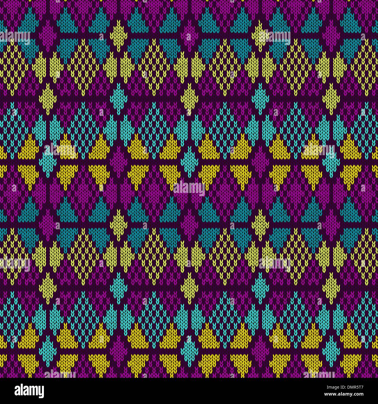 Purple knitwear texture Stock Vector Images - Alamy