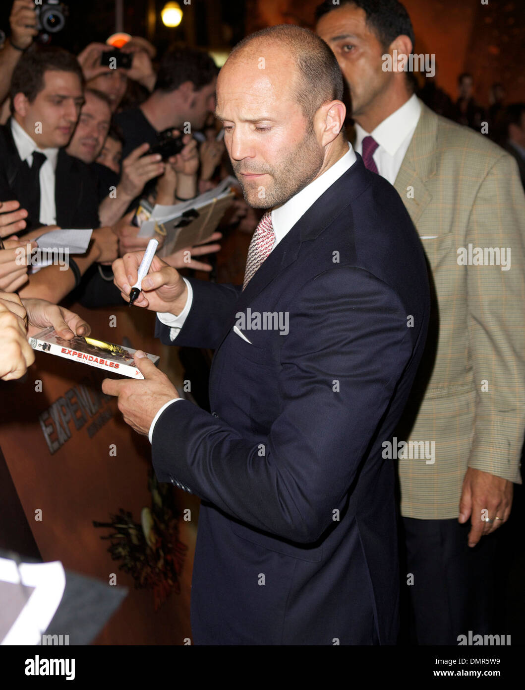 Jason Statham 'The Expendables 2' premiere at Four Seasons Hotel George ...