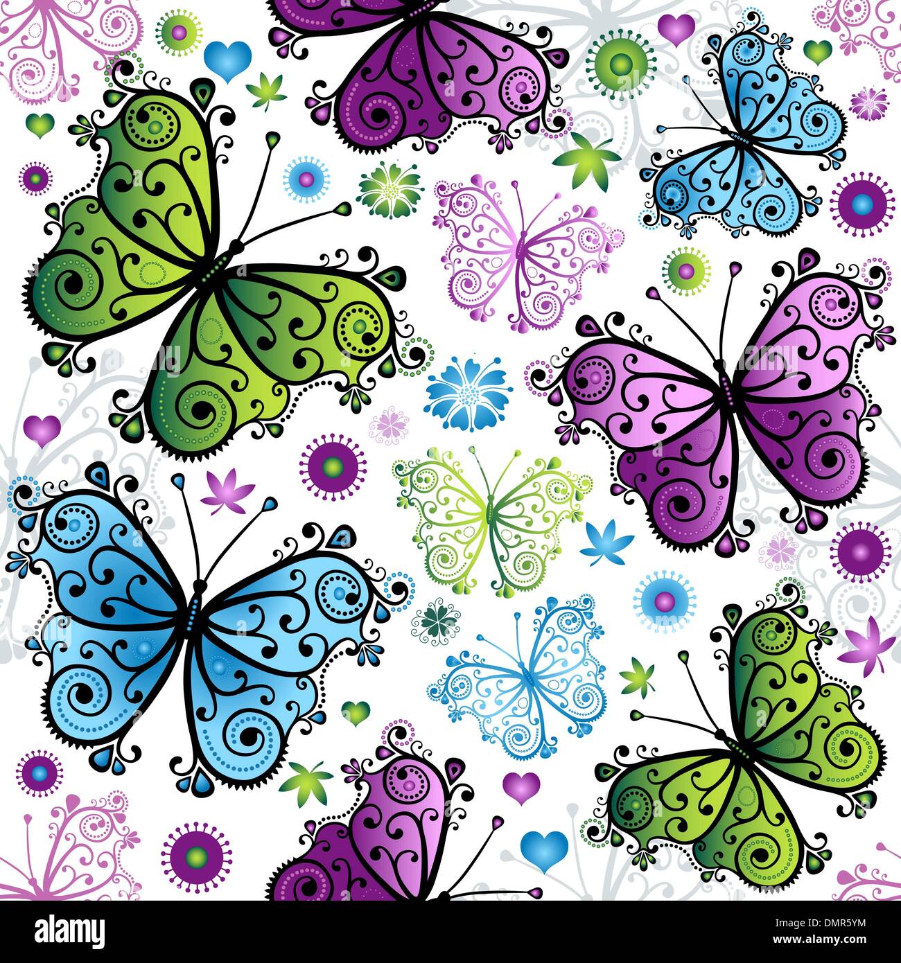 Spring floral pattern hi-res stock photography and images - Alamy