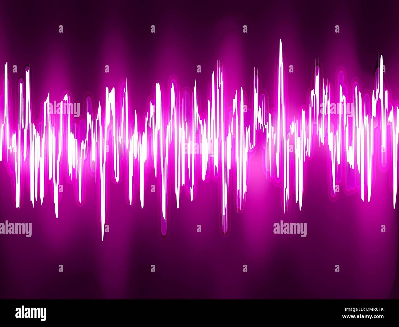 Sound waves oscillating glow light. EPS 8 Stock Vector Image & Art - Alamy
