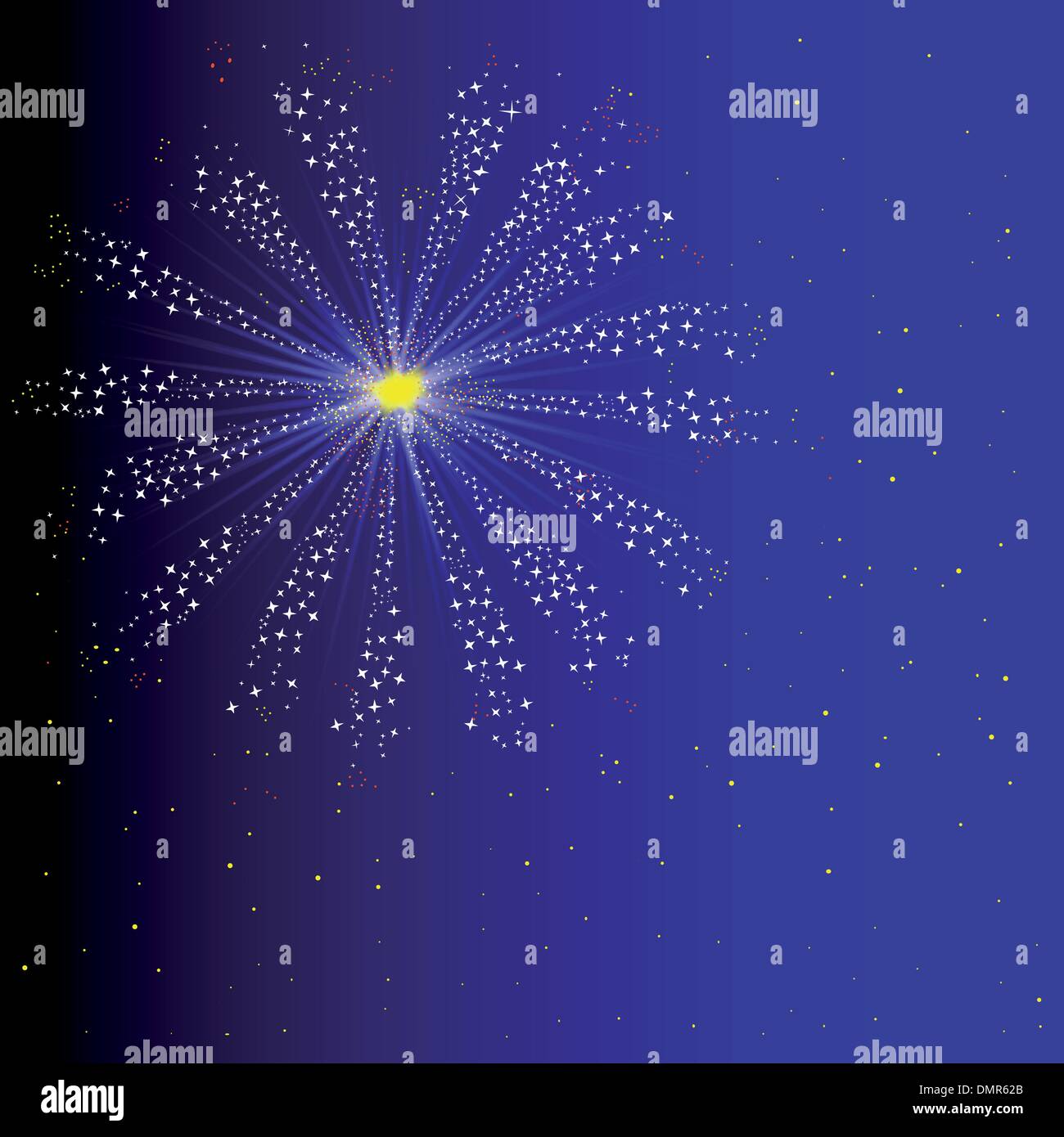 Firework new year party Stock Vector Images - Alamy