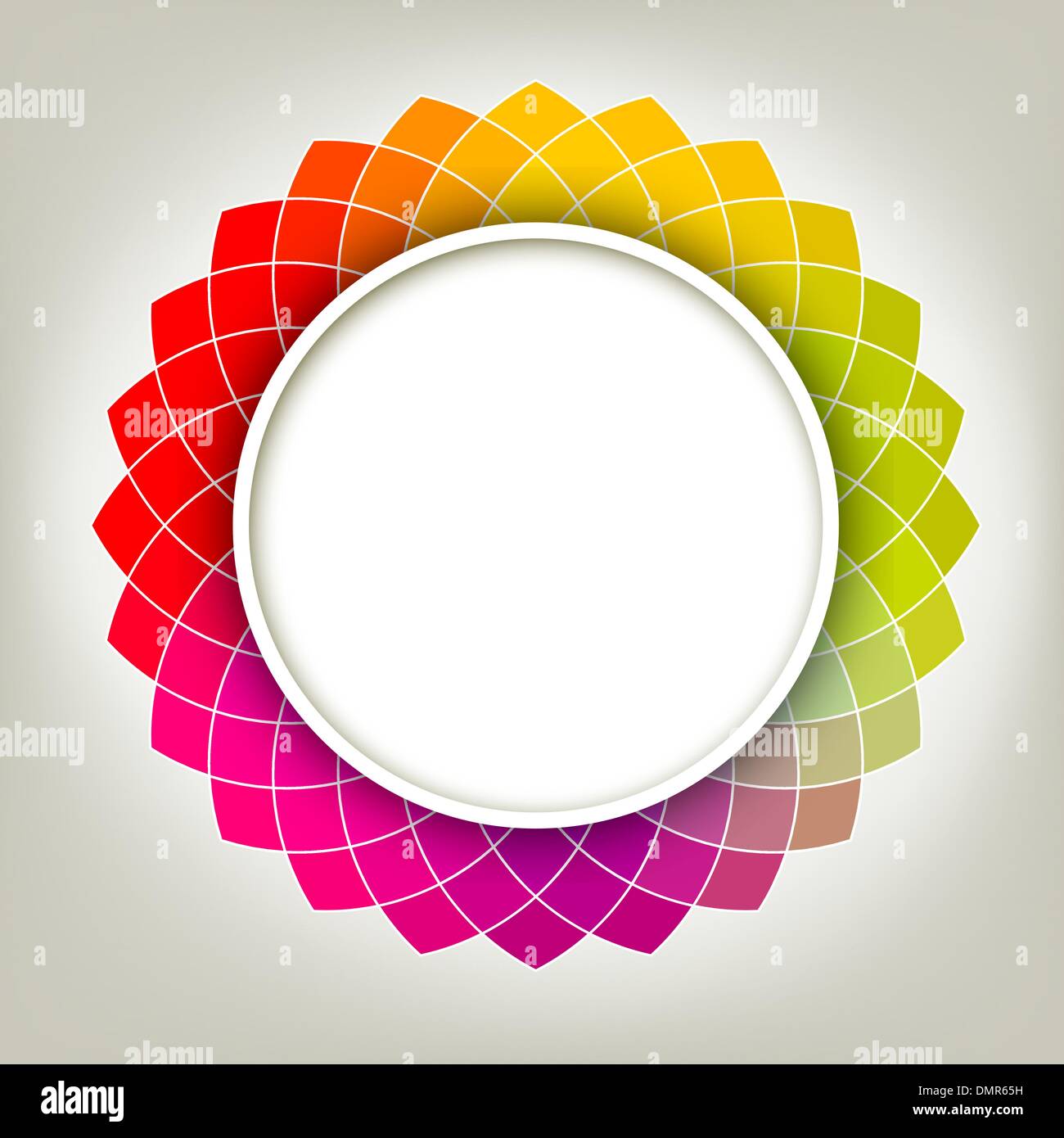 White round flower hi-res stock photography and images - Alamy