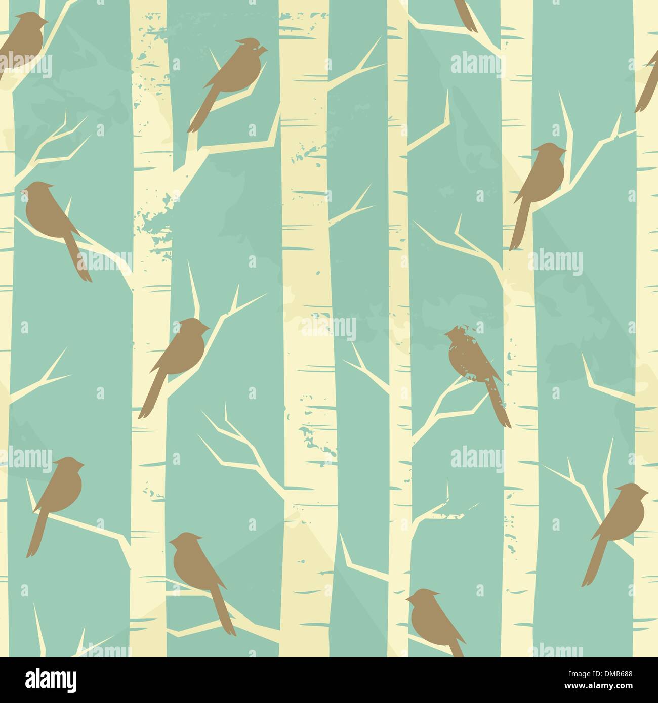 Vintage Birch Pattern Stock Vector Image & Art - Alamy