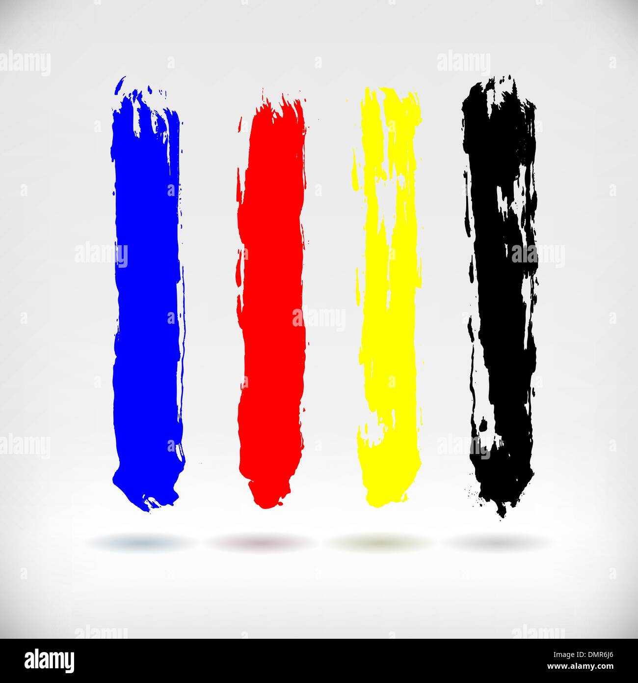 Vector Strokes of a Paint Brush Stock Vector Image & Art - Alamy