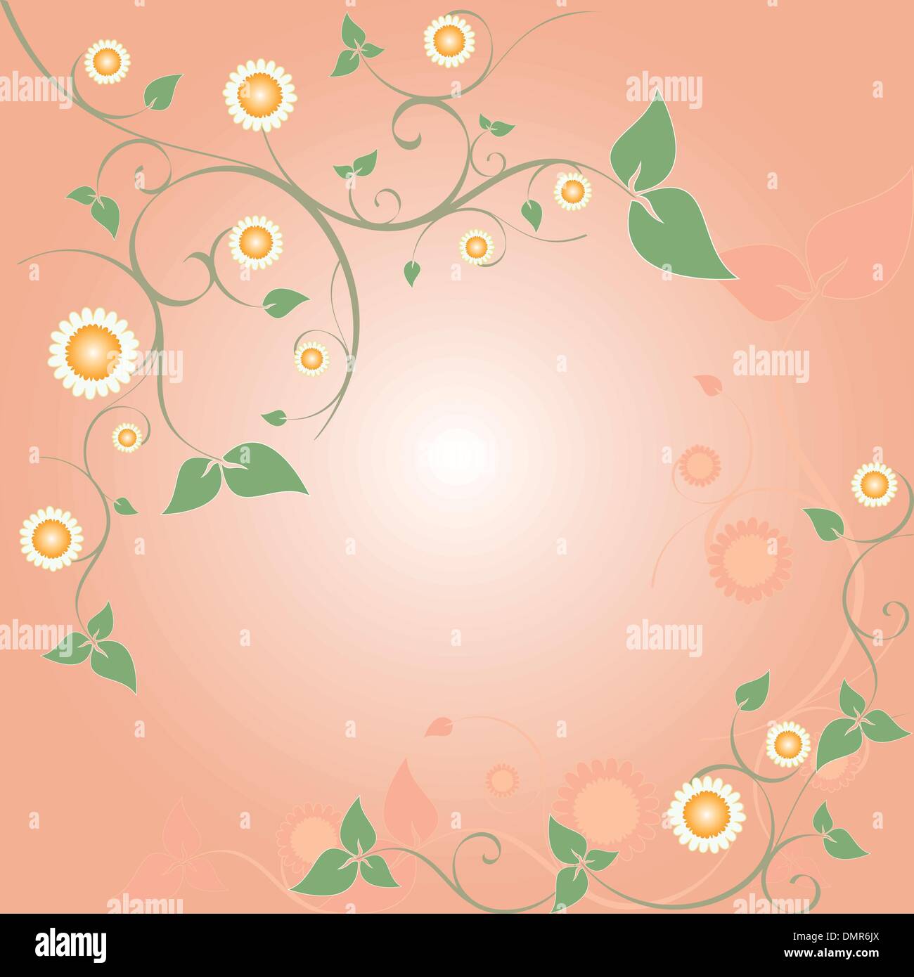 Invitation card with spring flower Stock Vector Image & Art - Alamy