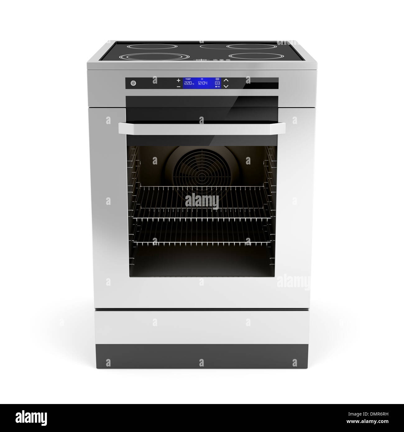 Electric cooker on white background Stock Photo - Alamy