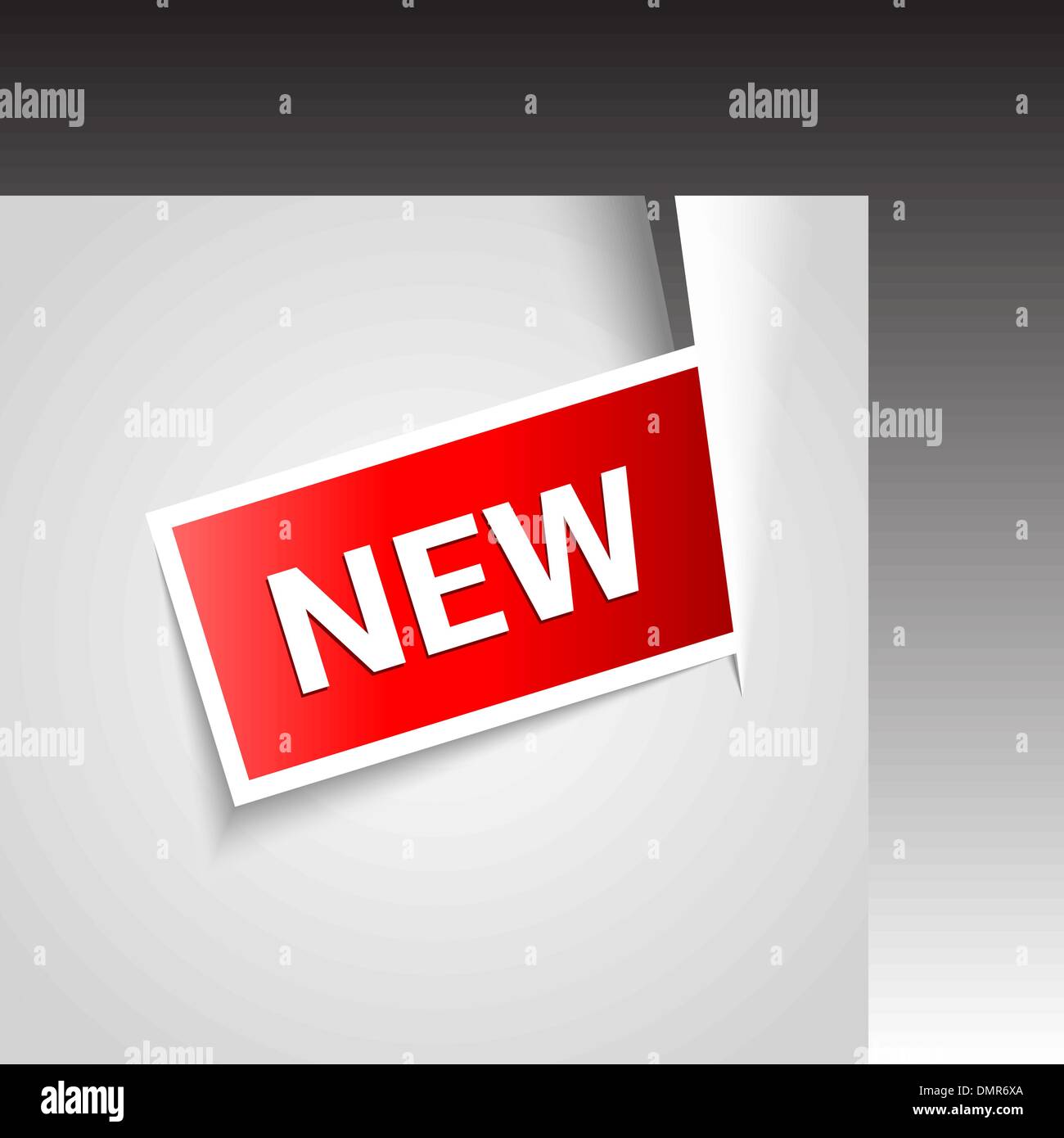 Vector incise corner with new label Stock Vector Image & Art - Alamy
