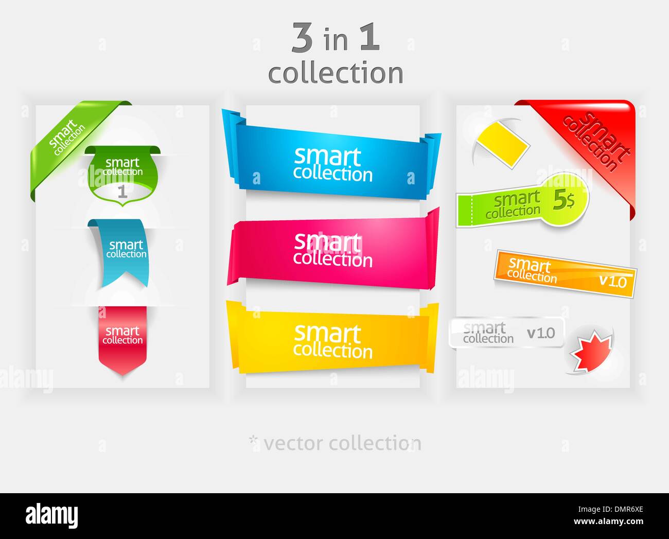 Ribbon and banner collection Stock Vector Image & Art - Alamy