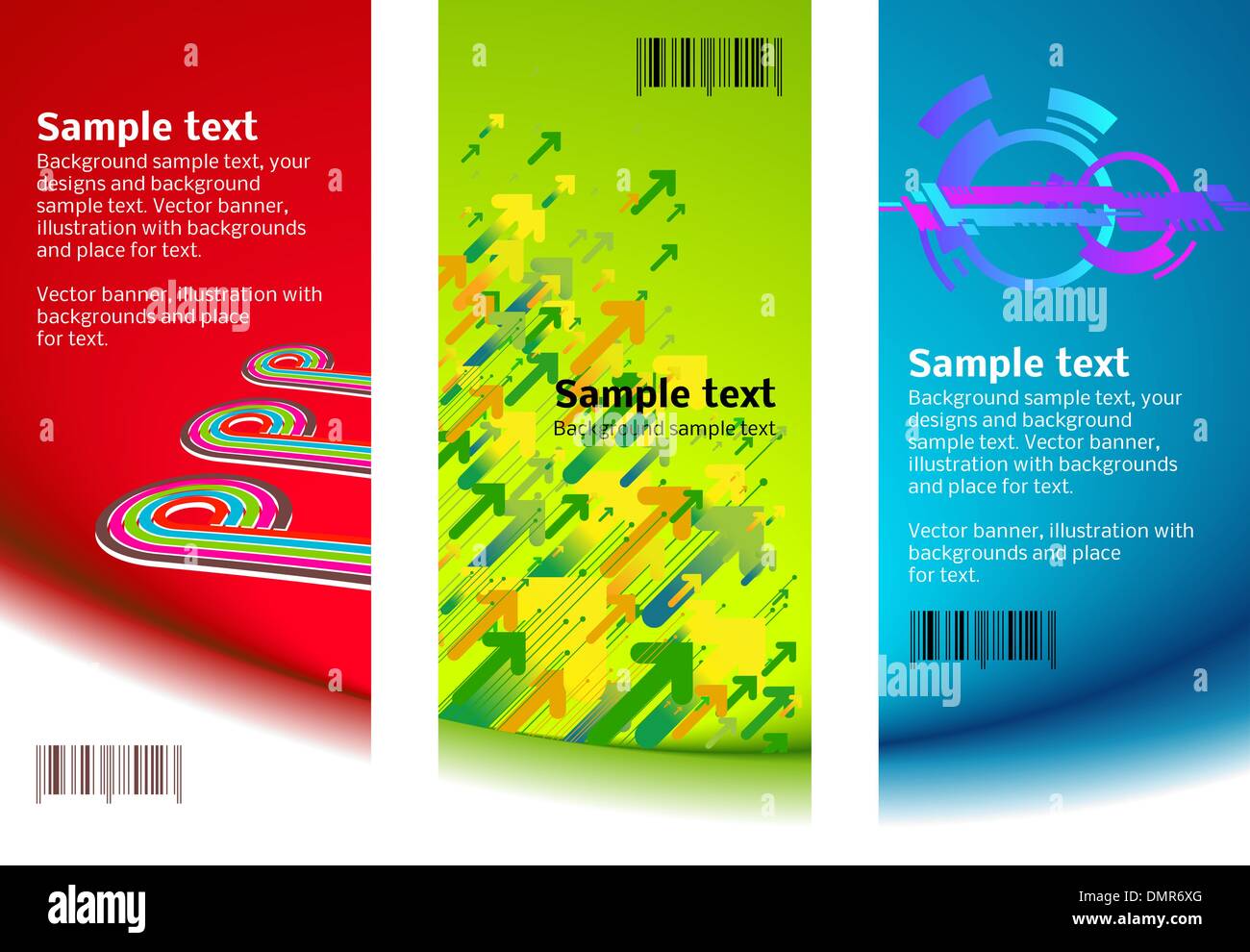 Set of banner backgrounds Stock Vector Image & Art - Alamy