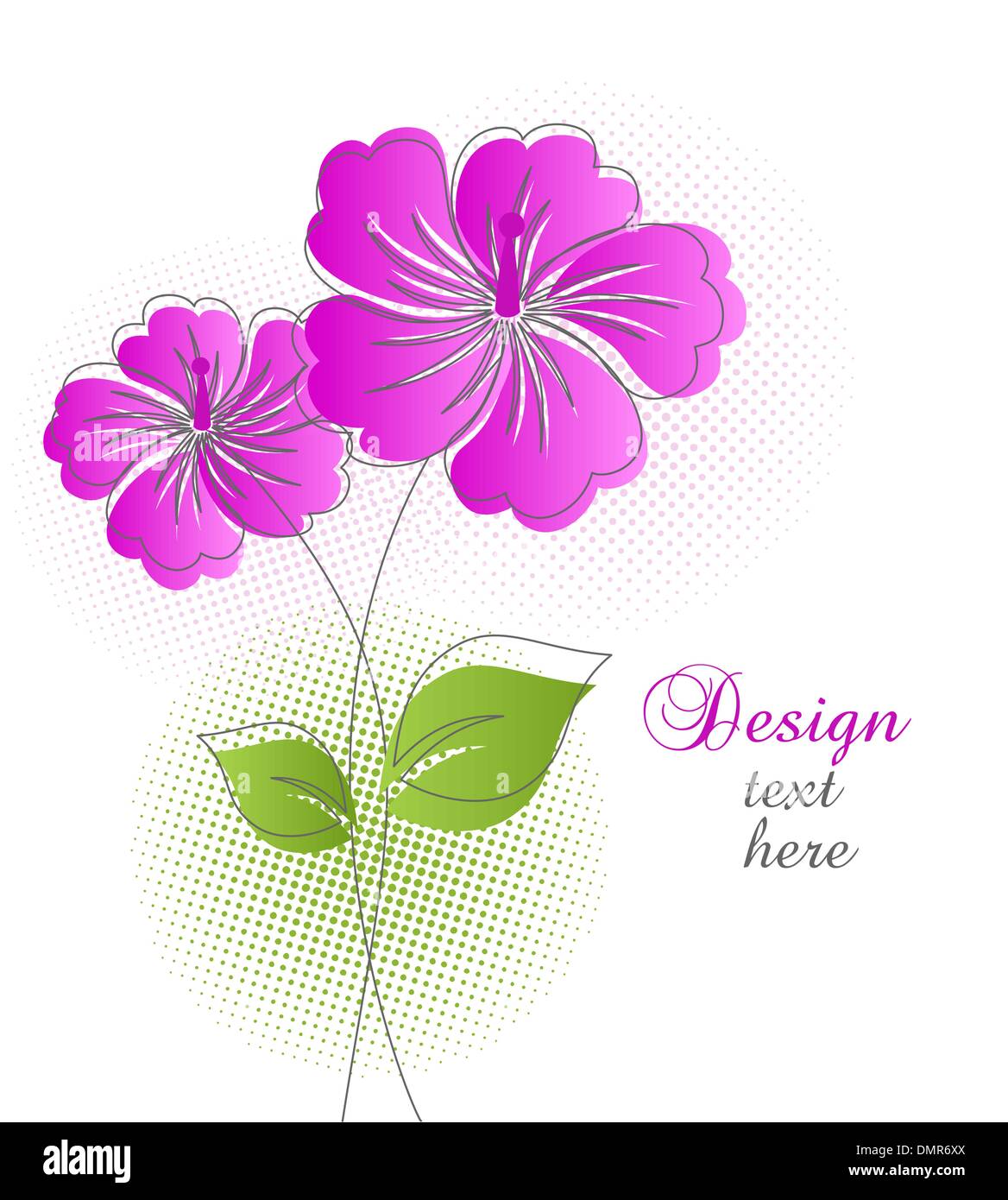 Beautiful Flower Background Stock Vector Images - Alamy