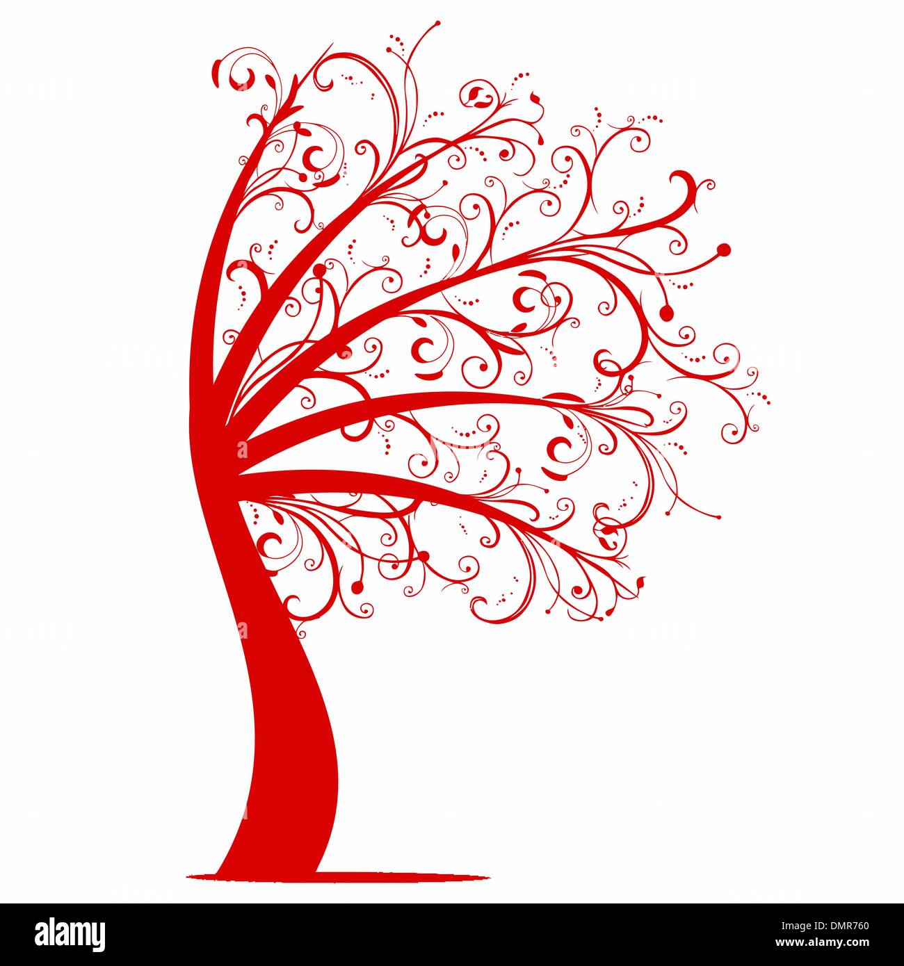 Red palm tree Cut Out Stock Images & Pictures - Alamy