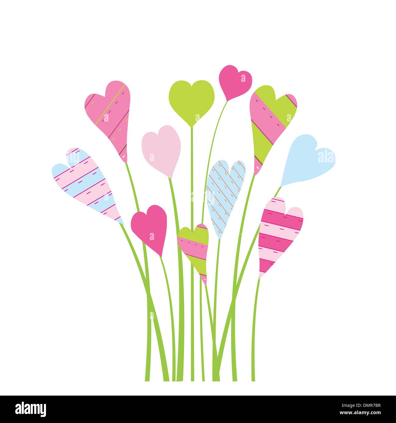 Clipart Flowers And Hearts