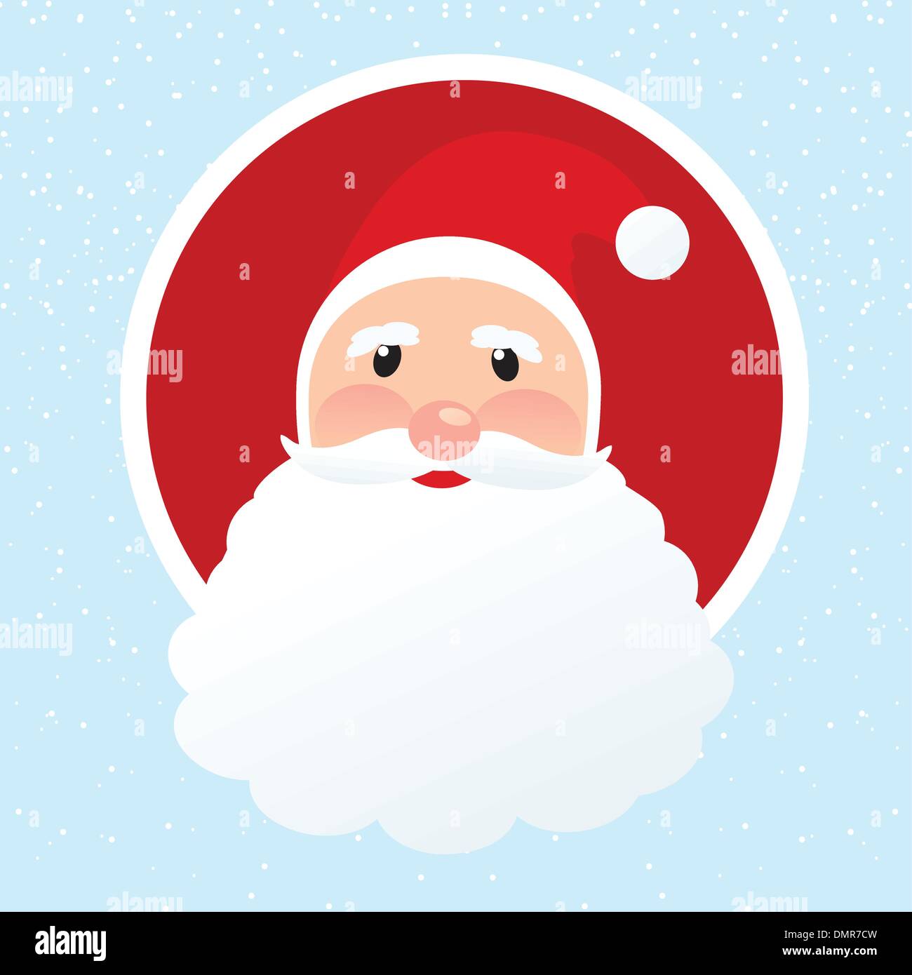 Santa face cartoon Stock Vector Images - Alamy