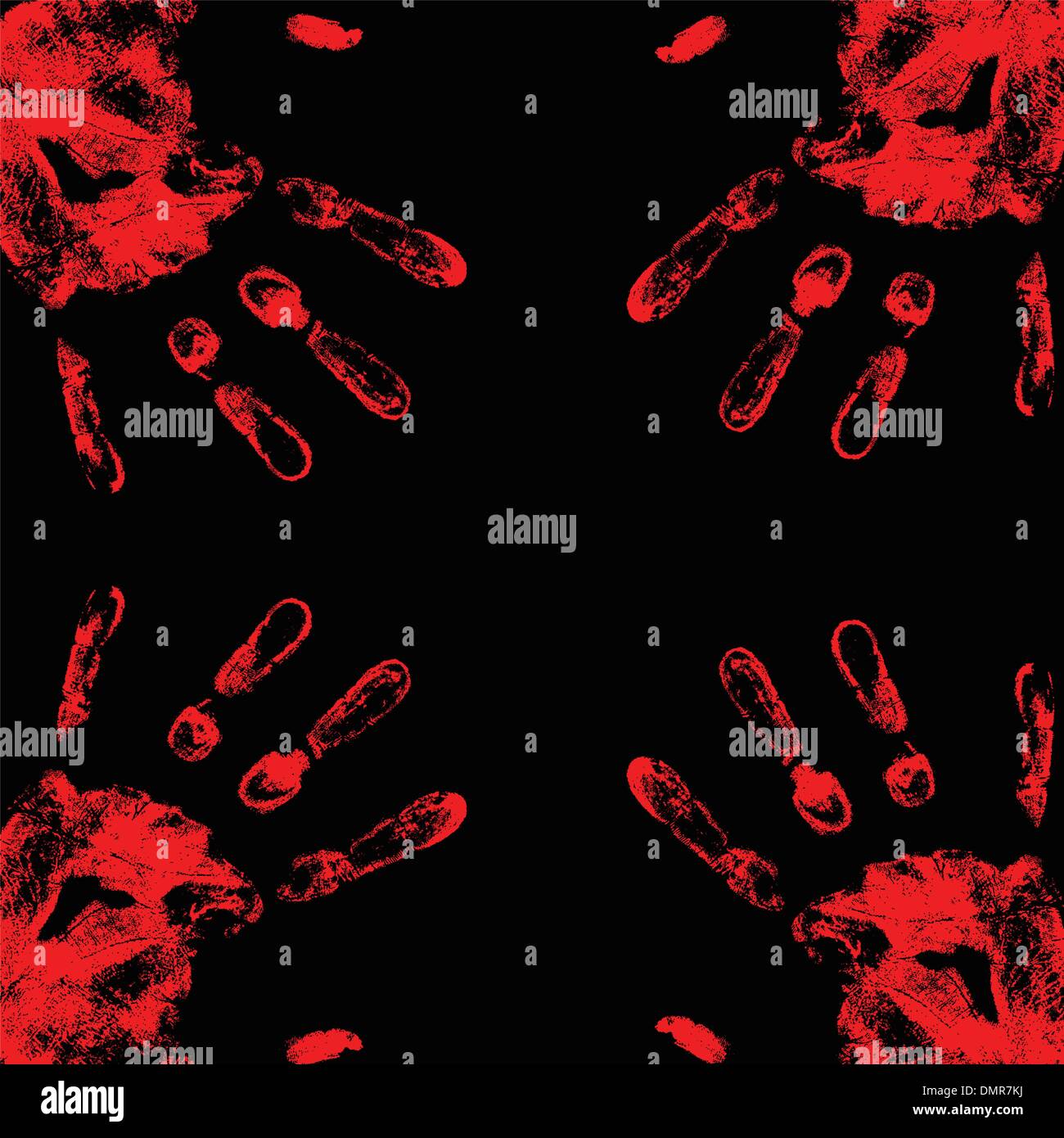 vector blood hand background Stock Vector Image & Art - Alamy