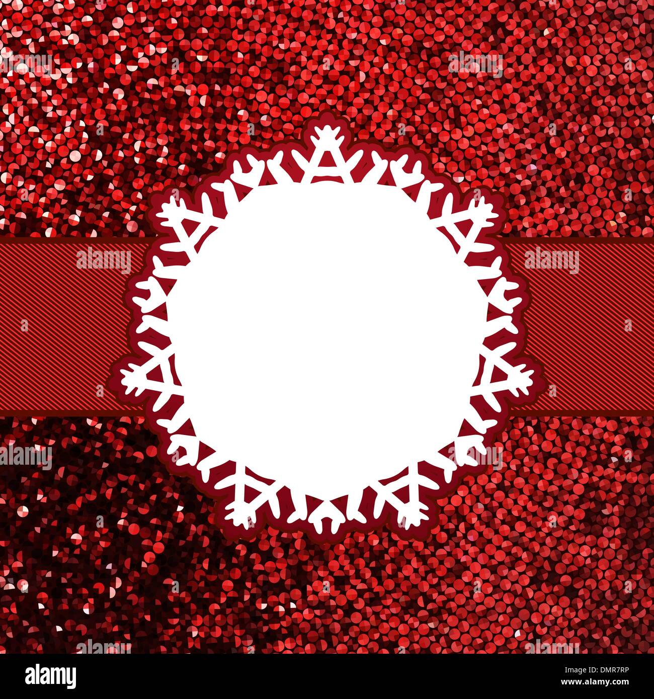 Red christmas card with glitter light. EPS 8 Stock Vector Image & Art ...