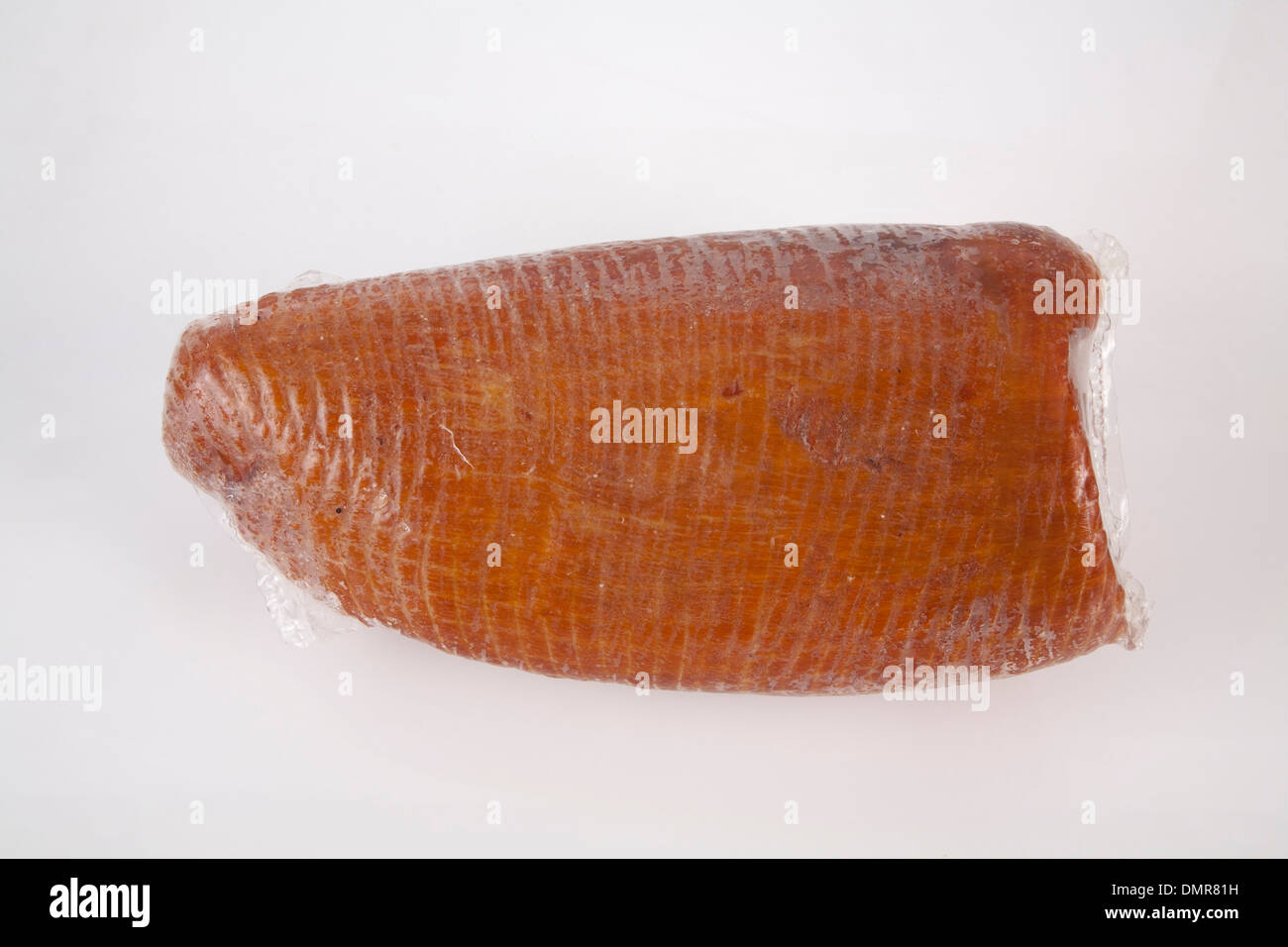 Frozen fish products laid on ice to be showcased for consumption ...