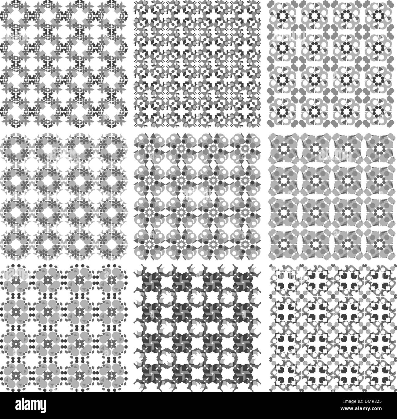 Set of metal grids vintage background vector Stock Vector Image & Art ...
