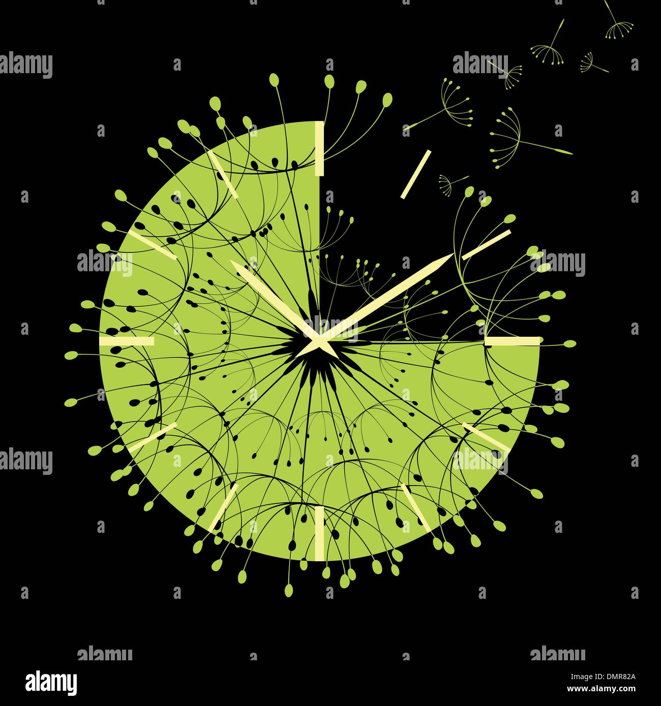 Abstract Time is flying Stock Vector Image & Art - Alamy