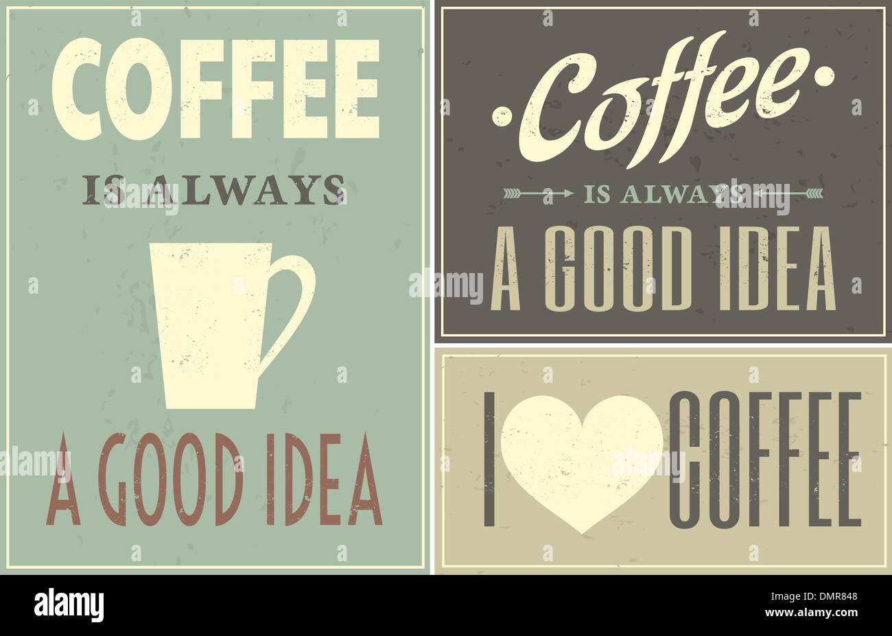 Vintage Coffee Collage Stock Vector Image & Art - Alamy