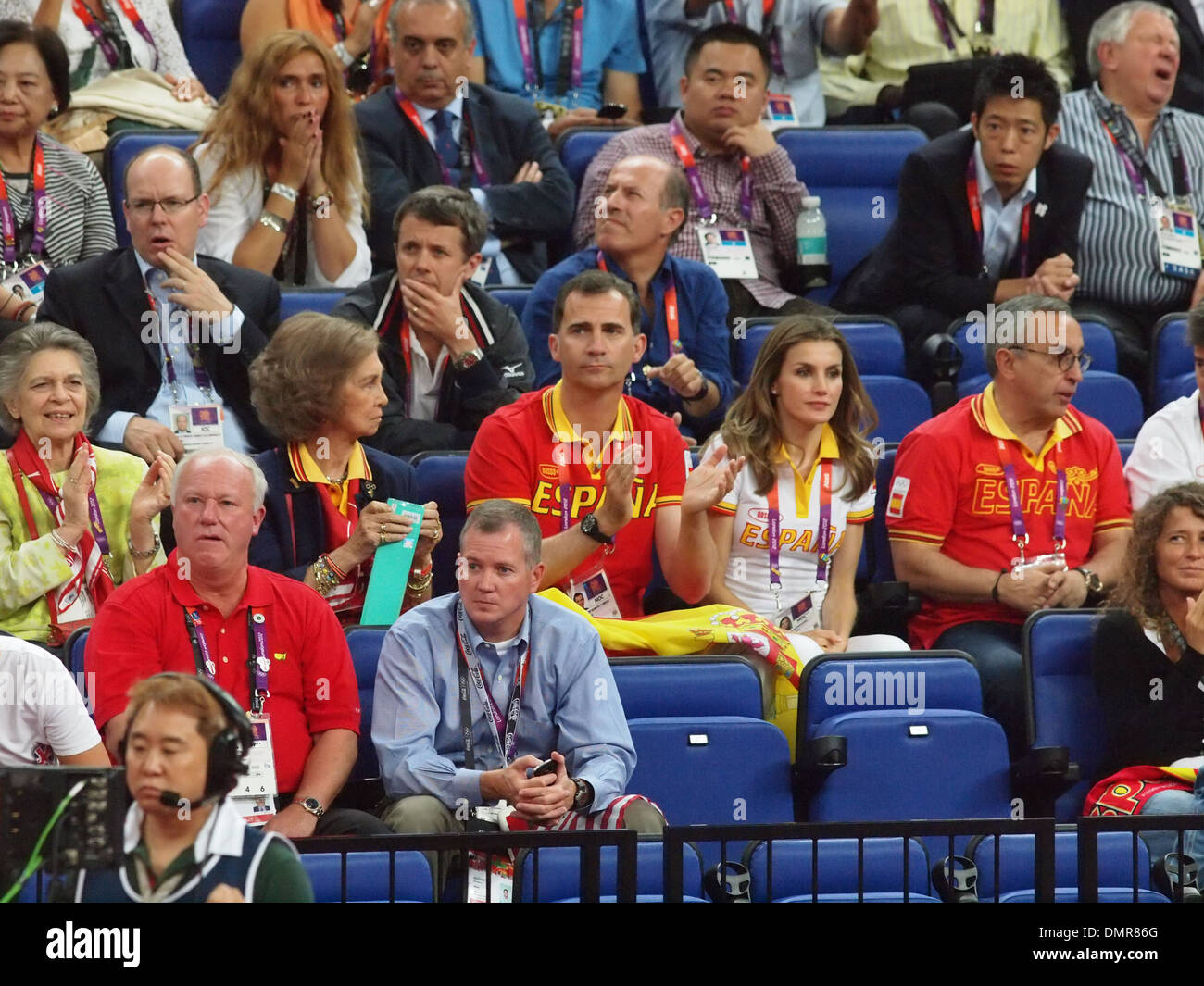 Prince Albert II of Monaco Crown Prince Frederik of Denmark Queen Sofia ...