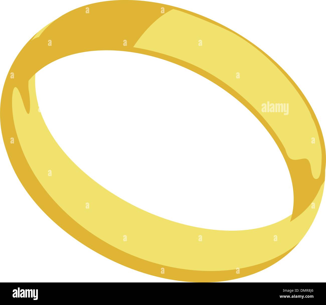 Gold rings close up Stock Vector Images - Alamy