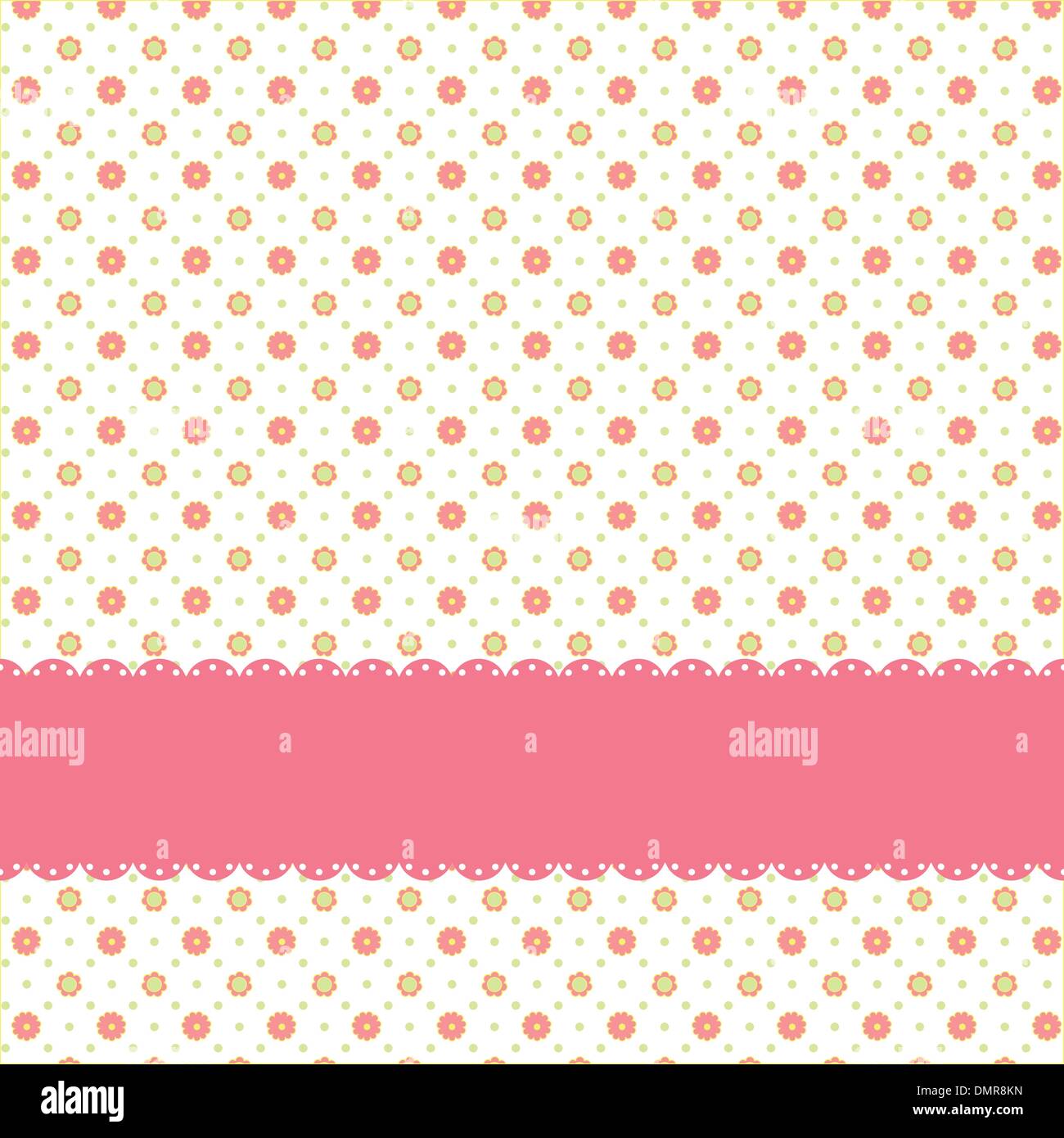 Pink polka dot Stock Vector Images - Alamy