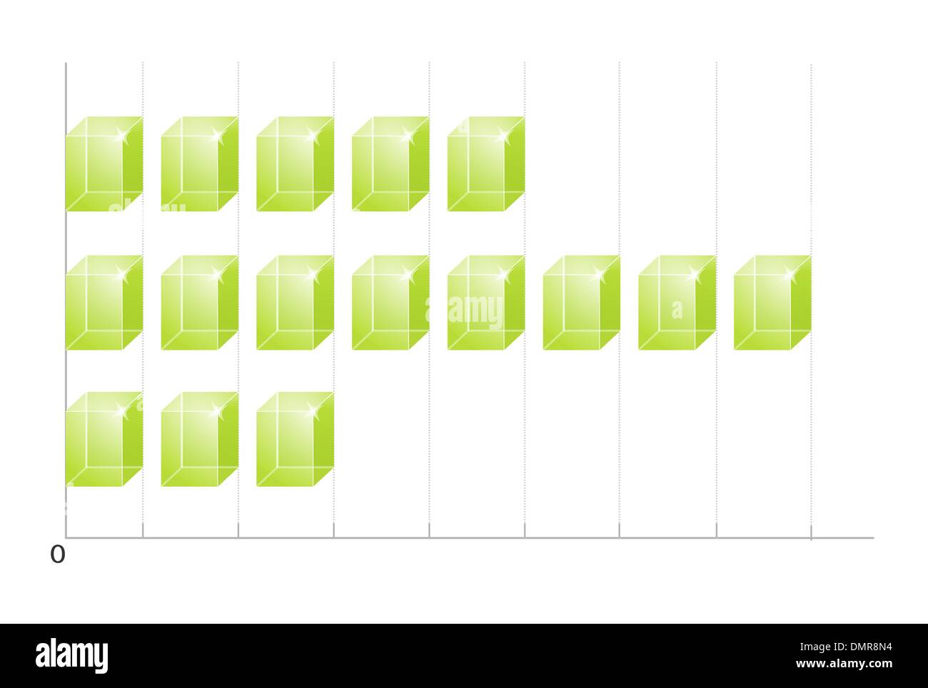 green 3d graph Stock Vector Image & Art - Alamy