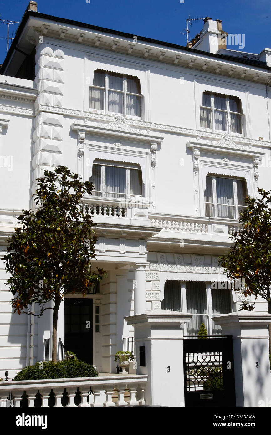 The Boltons Street in South Kensington Chelsea London Stock Photo - Alamy