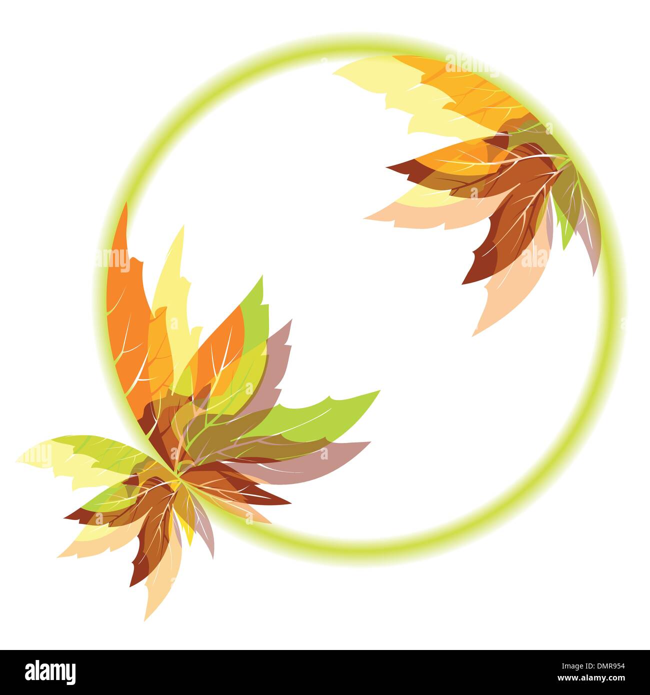 Abstract autumn leaves background Stock Vector Image & Art - Alamy