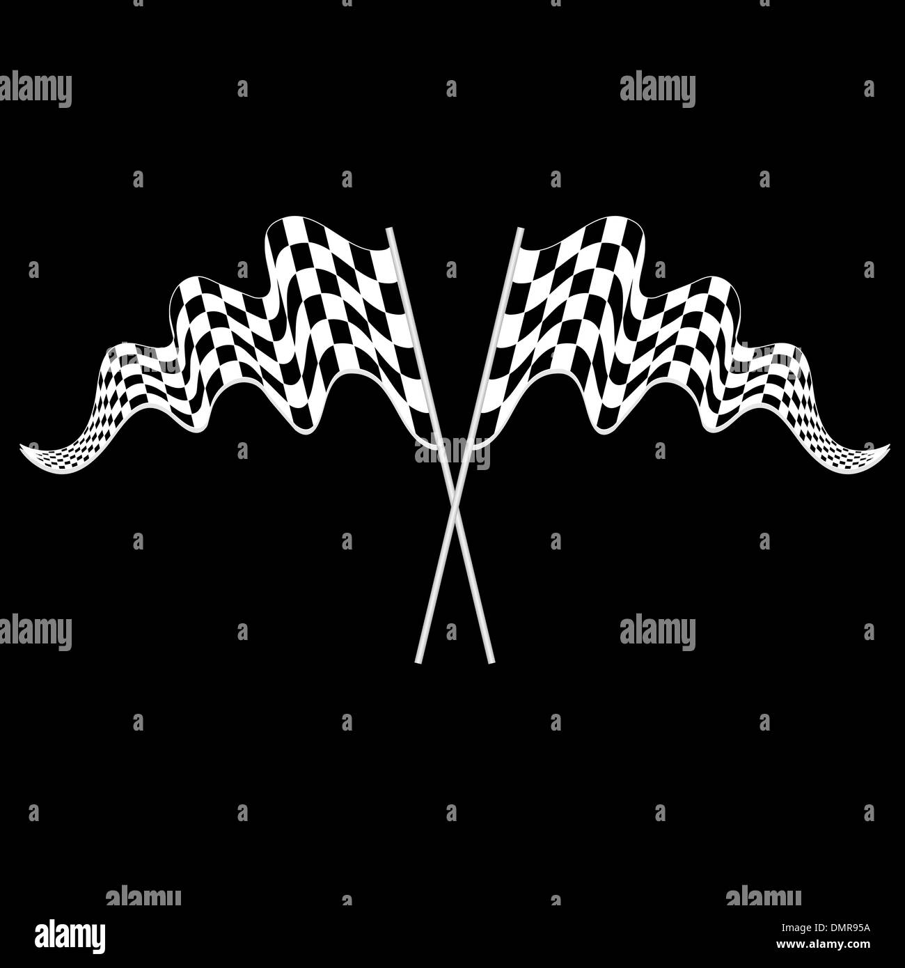 Checkered Flags set Stock Vector Image & Art - Alamy