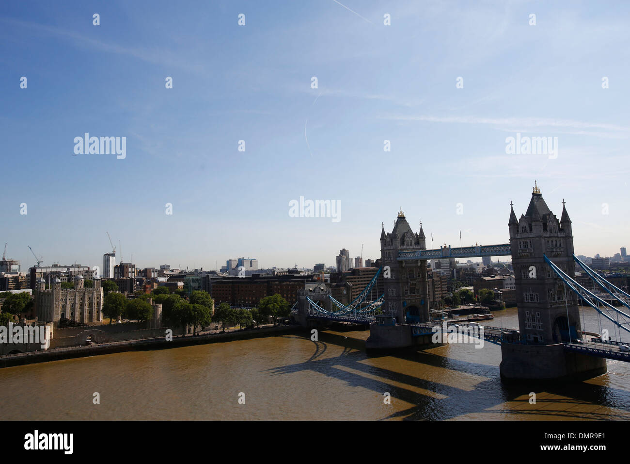 A general view of London Tower Bridge from City Hall balcony in London ...
