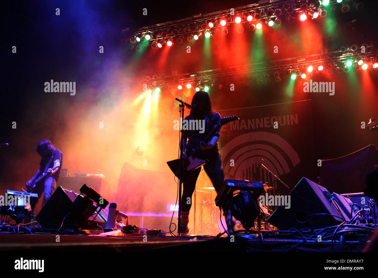 Care Failure, lead singer of punk rock band Die Mannequin at the Air ...