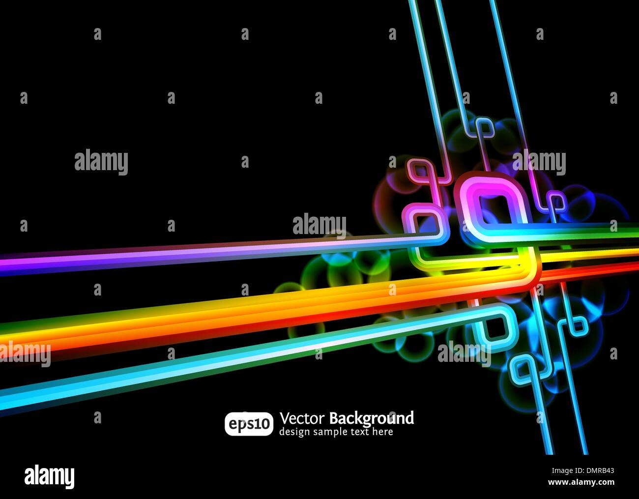 Retro technology abstract vector background Stock Vector Image & Art ...