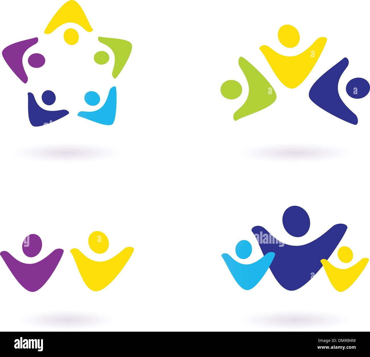 Vibrant community Stock Vector Images - Alamy