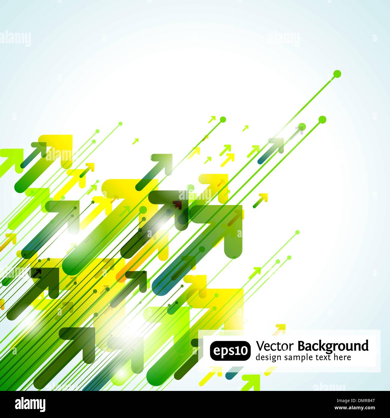 Green Abstract Vector Pointer Background Stock Vector Image & Art - Alamy