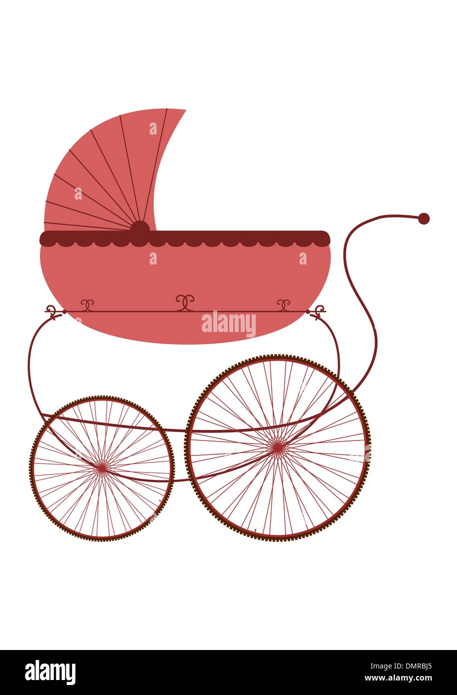 Pushchair cartoon hi-res stock photography and images - Alamy